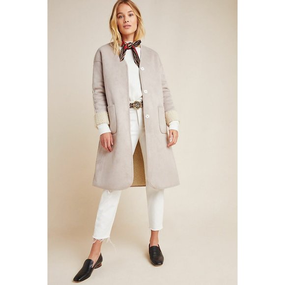Anthropologie | Jackets & Coats | Anthro Ruby Ed Oxford Reversible ...